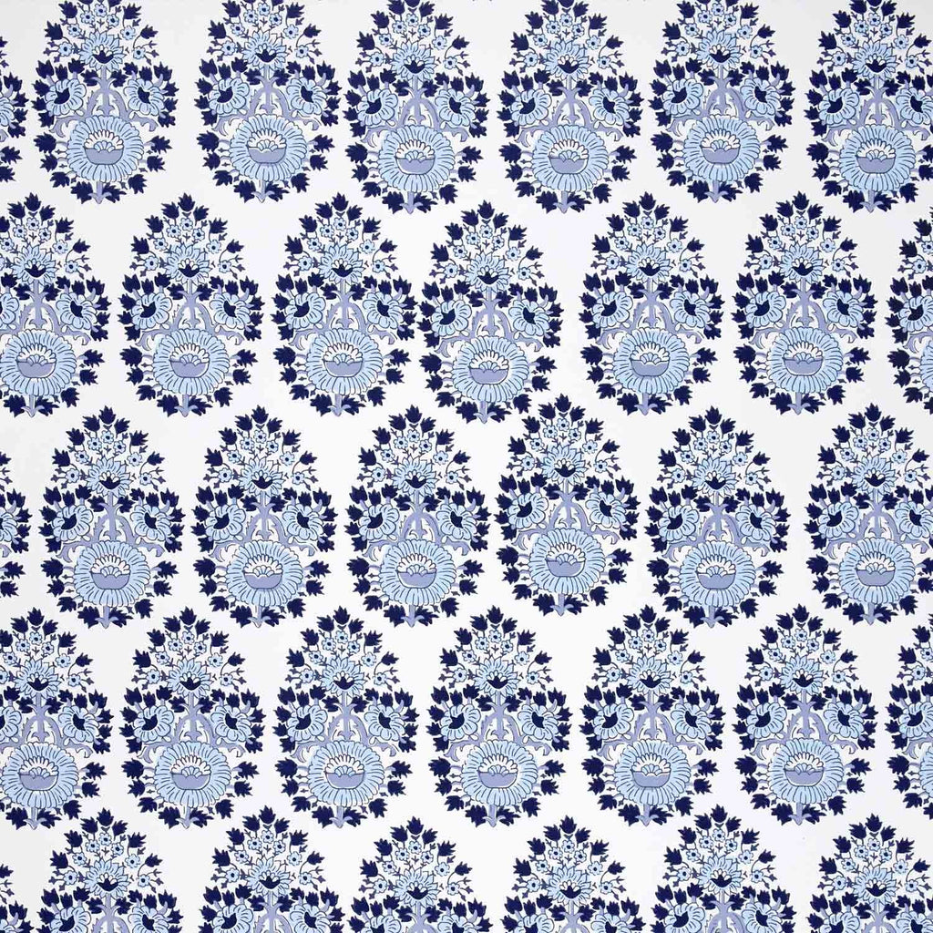 Lanka Lapis Wallpaper - John Robshaw Textiles